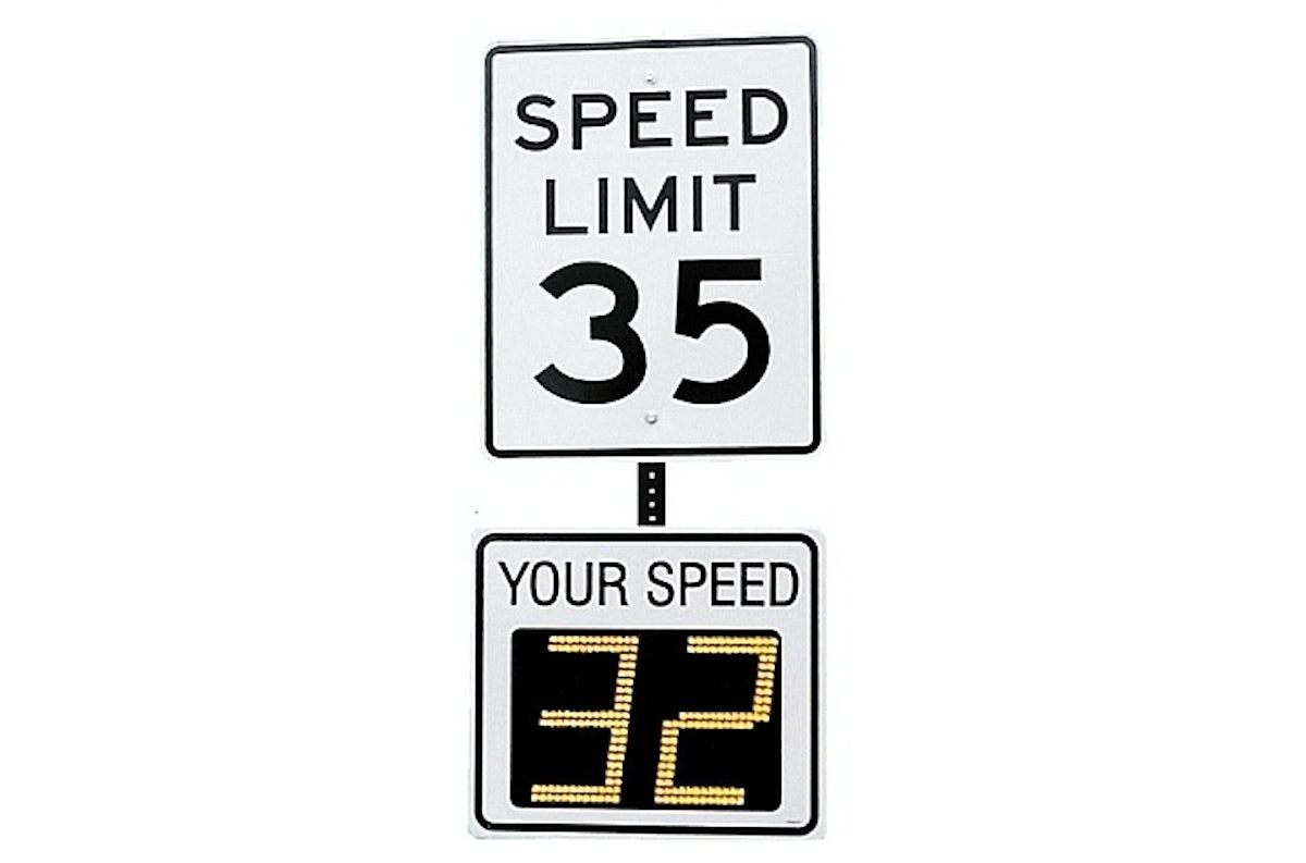 Radar Speed Sign From: RadarSign | Police Magazine