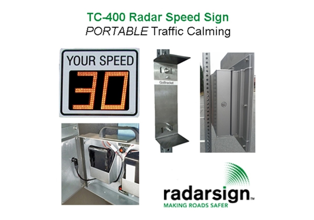 TC-400 Portable Radar Speed Sign From: Radarsign | Police Magazine