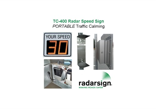 TC-400 Portable Radar Speed Sign From: Radarsign | Police Magazine