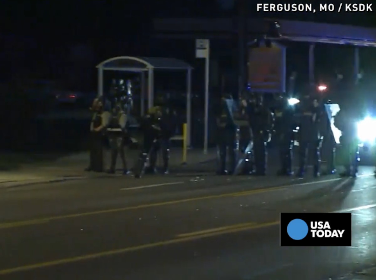 Officers Use Tear Gas on Angry Crowd Near Site of Controversial ...