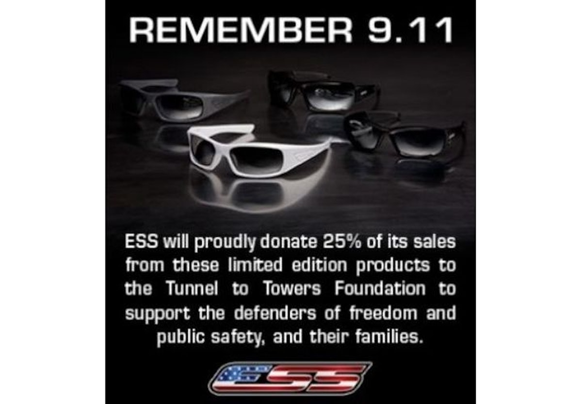 ESS Remember 9.11 Eyewear Helps Raise Funds for Stephen Siller Tunnel to Towers Foundation ...
