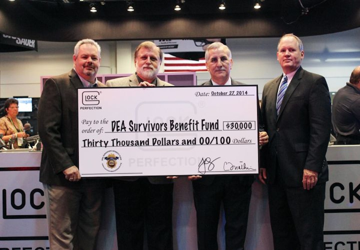 Glock Donates $30,000 to DEA Survivors Benefit Fund | Police Magazine