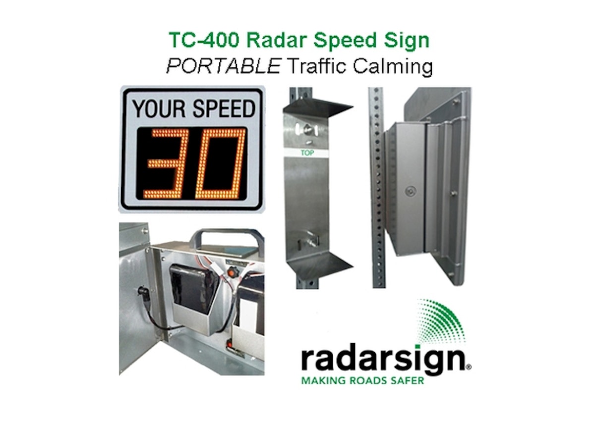 TC-400 Portable Radar Speed Sign From: Radarsign | Police Magazine