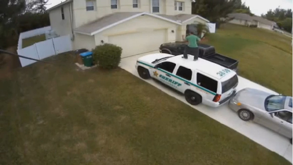 Florida Man Arrested After Dancing on Sheriff's Vehicle to Stop Vampire ...