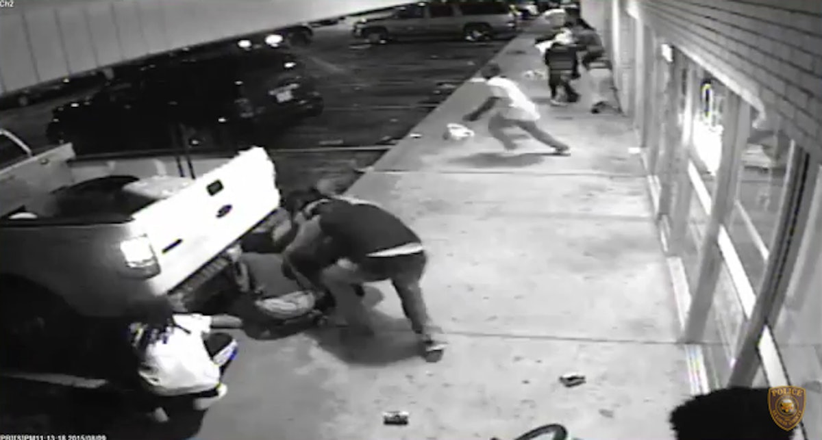 Video: Surveillance Footage Shows Suspect with Gun Before He Opened ...