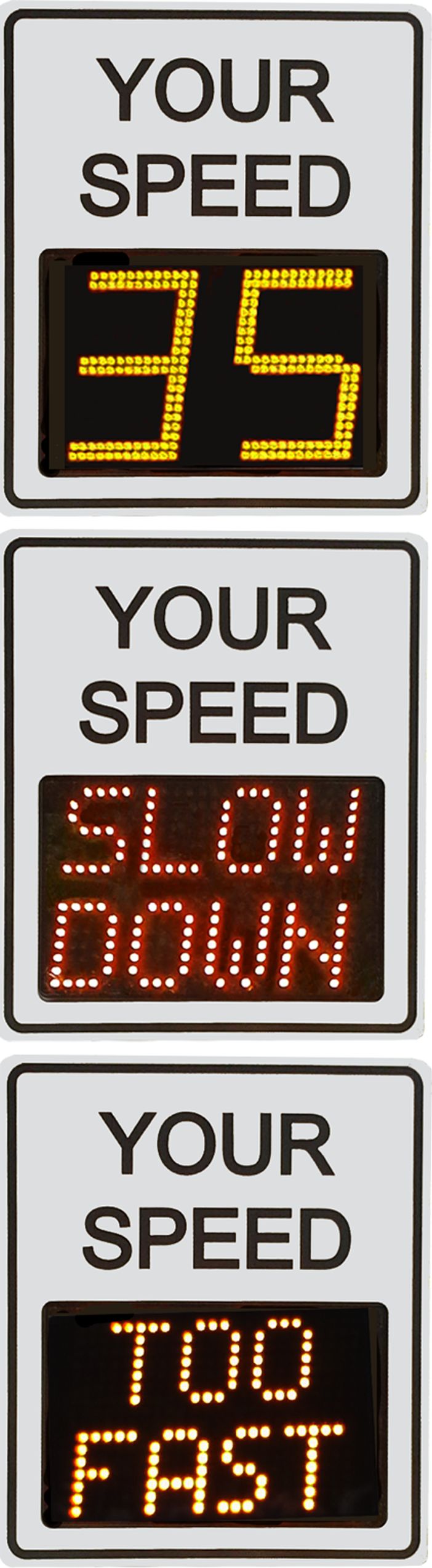 TC-600 Speed Display Sign From: Radarsign | Police Magazine