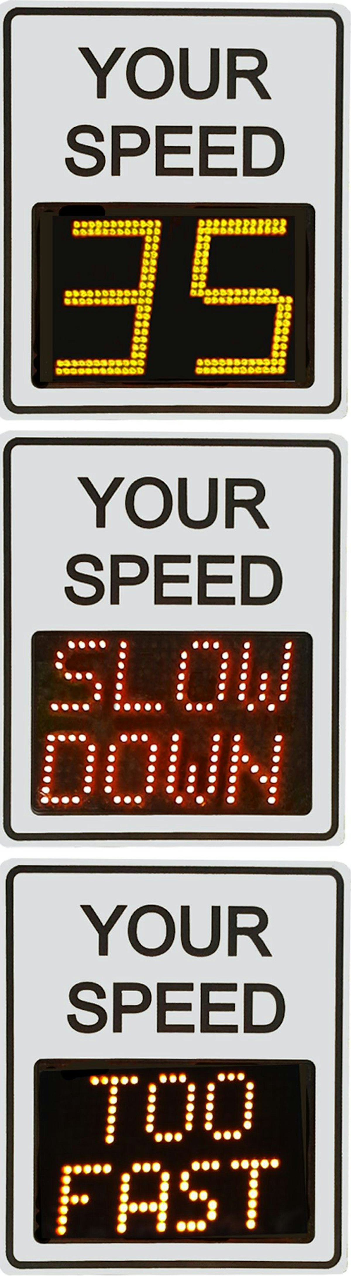 TC-600 Speed Display Sign From: Radarsign | Police Magazine
