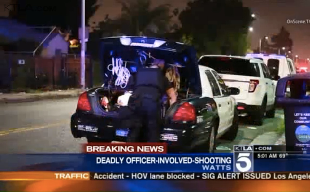 LAPD Officer Wounded, Suspect Killed in Watts Gunfight | Police Magazine
