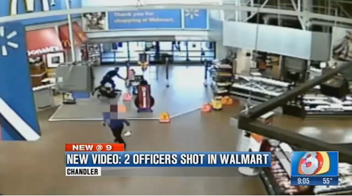 Video: Footage Released of April AZ Wal-Mart Shootout Where Officers ...