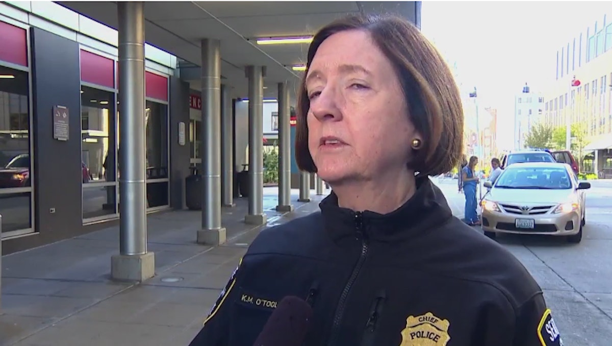 Seattle Chief Says It's Miracle Officer Wasn't Killed in Downtown ...