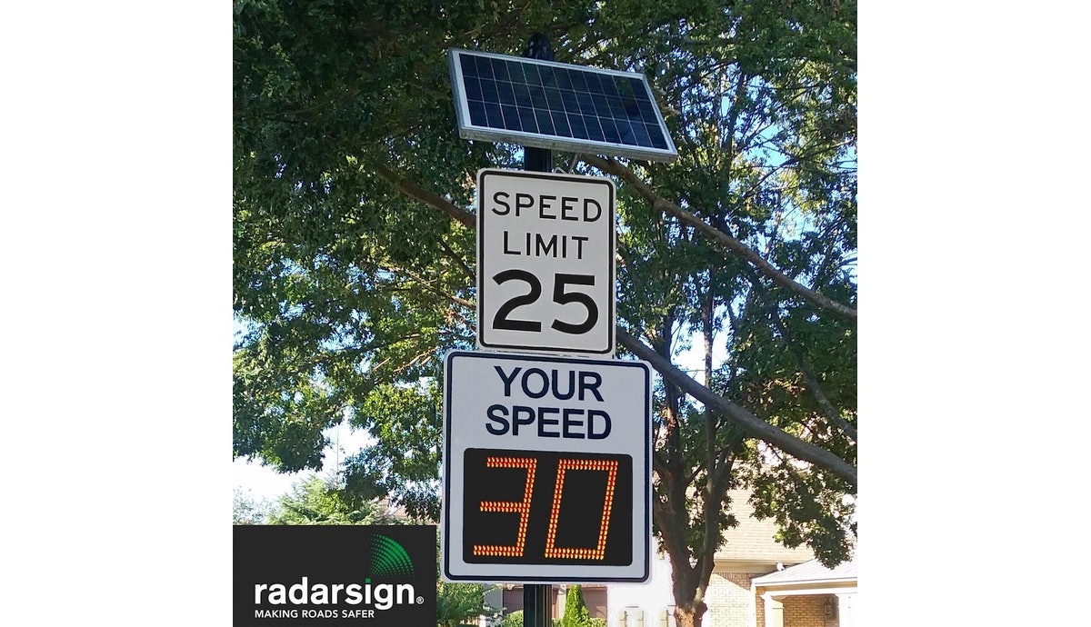 Radarsign Brand TC-600 Full Matrix Radar Speed Sign From: Radarsign ...
