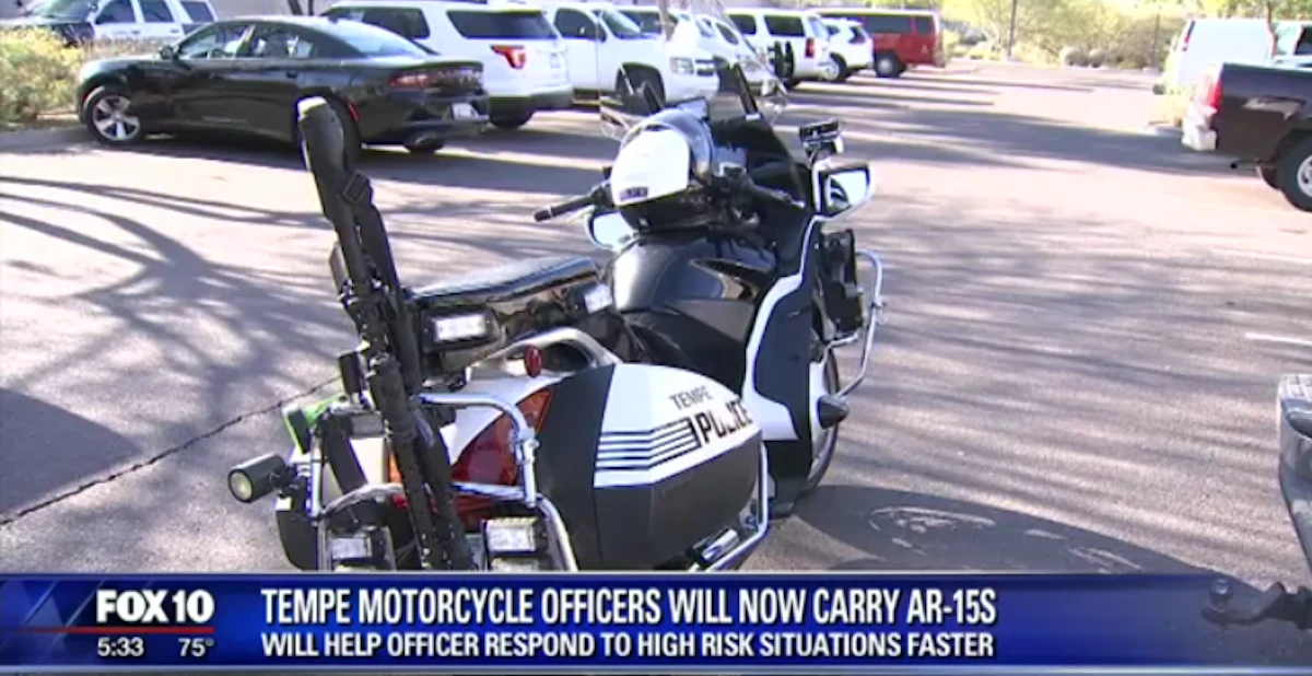 Arizona Department Equips 8 Motorcycles With AR-15s | Police Magazine
