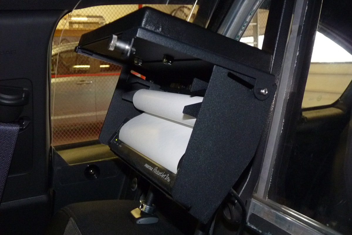 Brother Headrest Printer Mount From: Baycom Inc. | Police Magazine