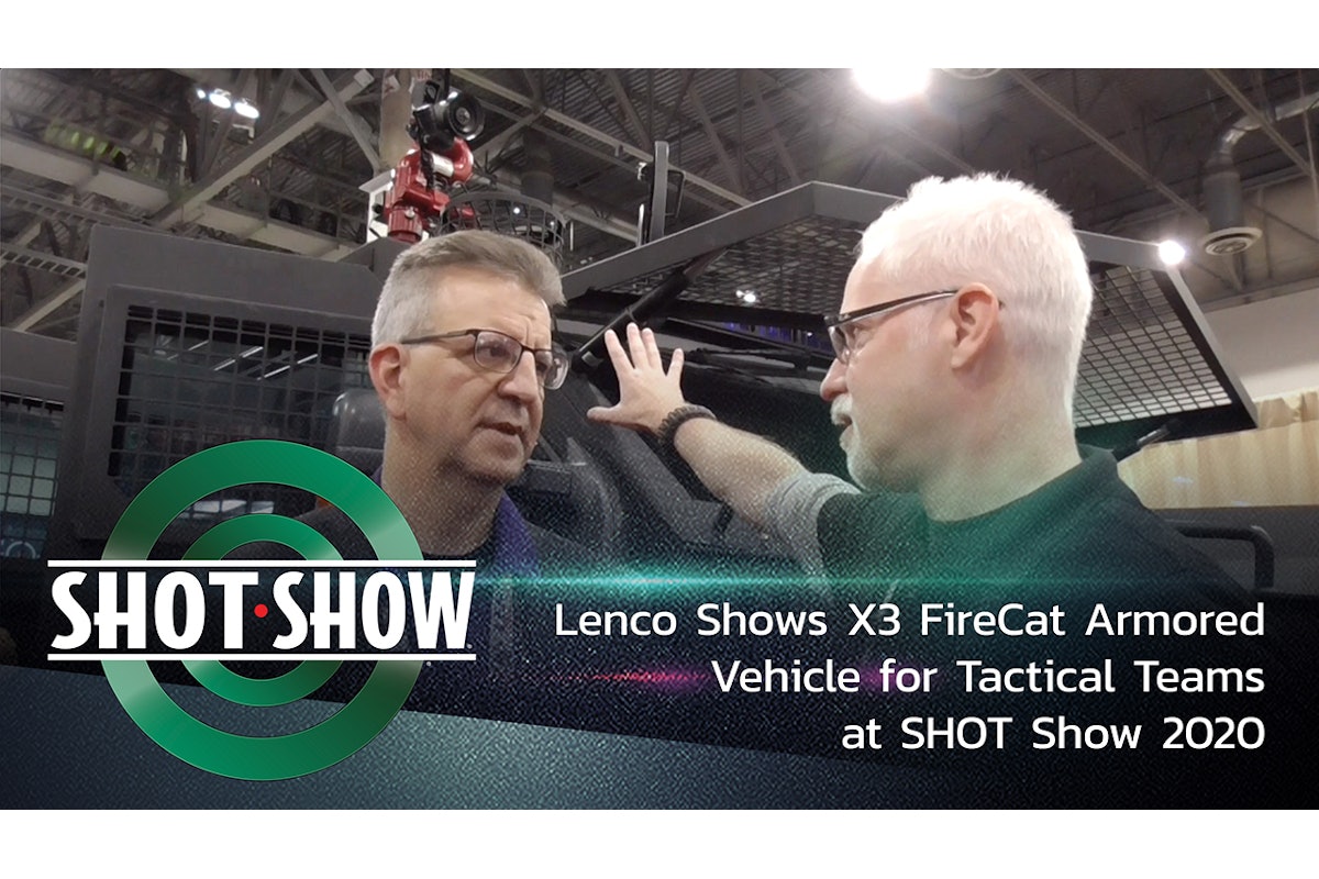 (Video) Lenco Shows X3 FireCat for Tac Teams at SHOT Show 2020 | Police ...