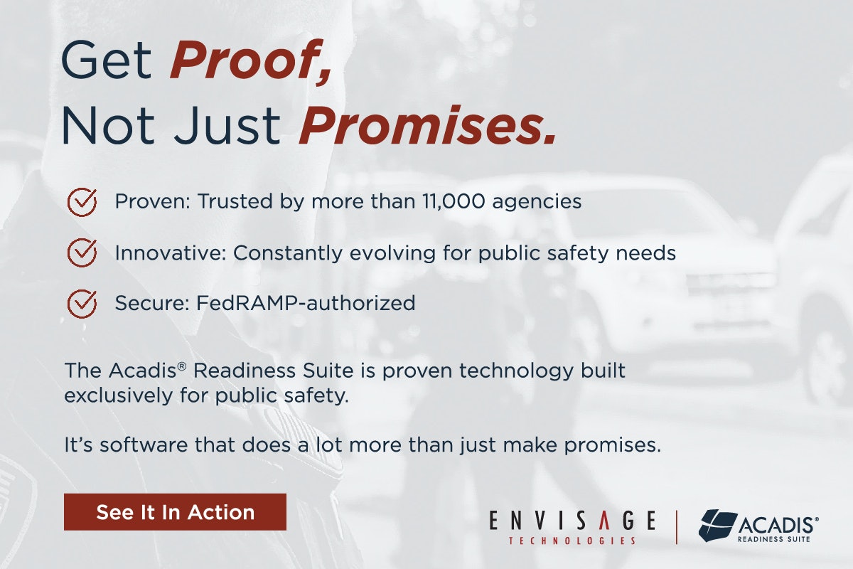 Acadis Readiness Suite From: Envisage Technologies | Police Magazine