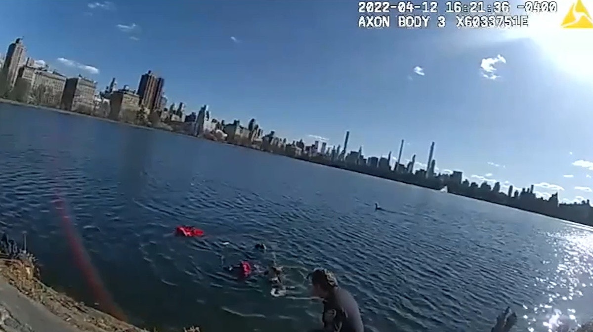 NYPD Cop, Swim Team Member, Saves Woman from Drowning in Central Park ...