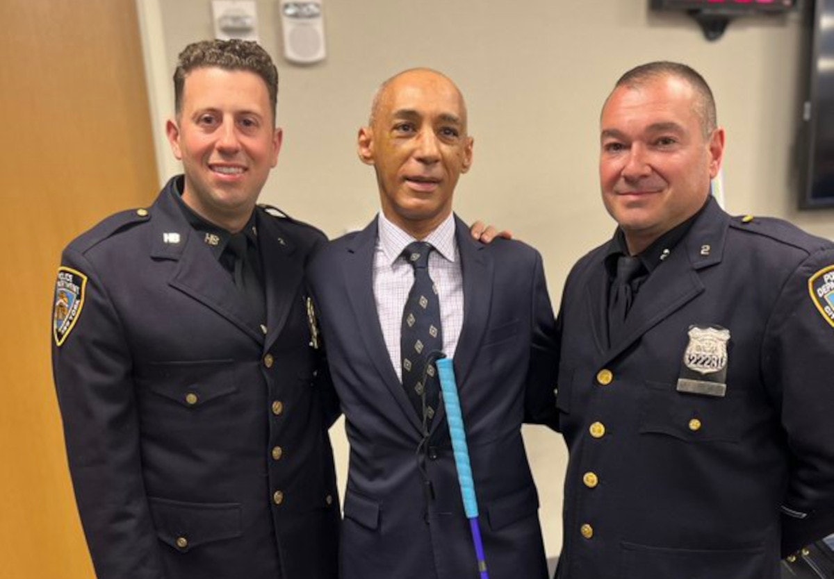 NYPD Officers Awarded for Saving Blind Man from Subway Tracks | Police ...