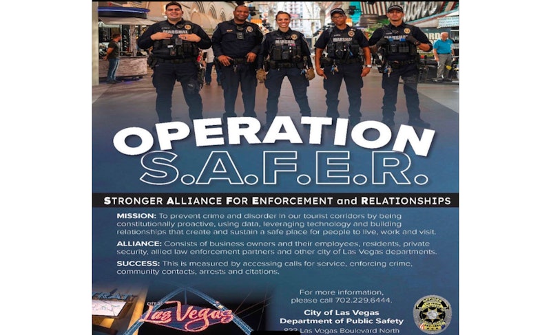 Marshals Target Crime In Las Vegas Tourism Corridors Police Magazine