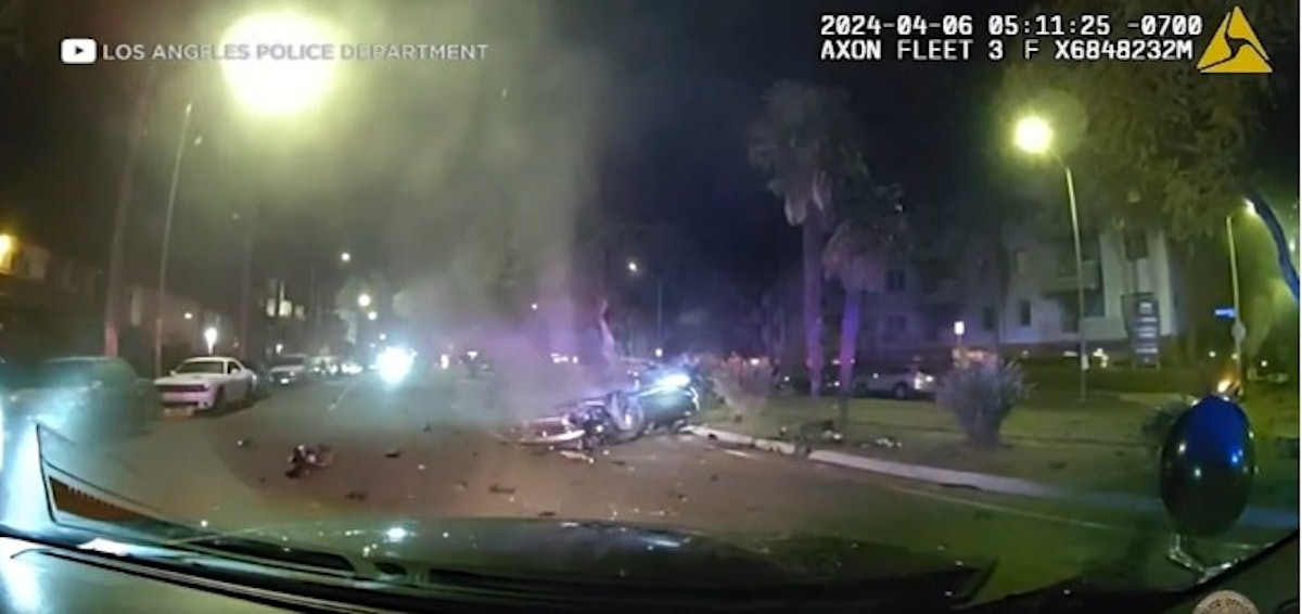 Video: Suspect Dies After Wrecking Stolen Lamborghini During LAPD ...